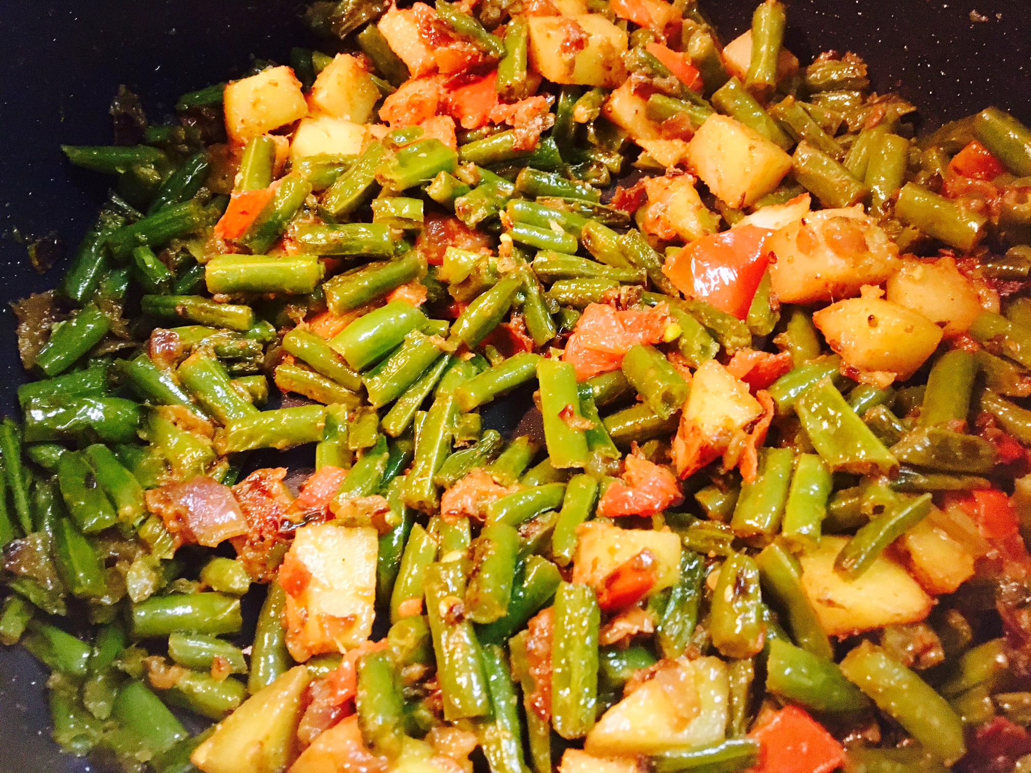 How to make Beans-aloo Dry Veg | Beans-aloo Dry Veg recipes | Step-by ...