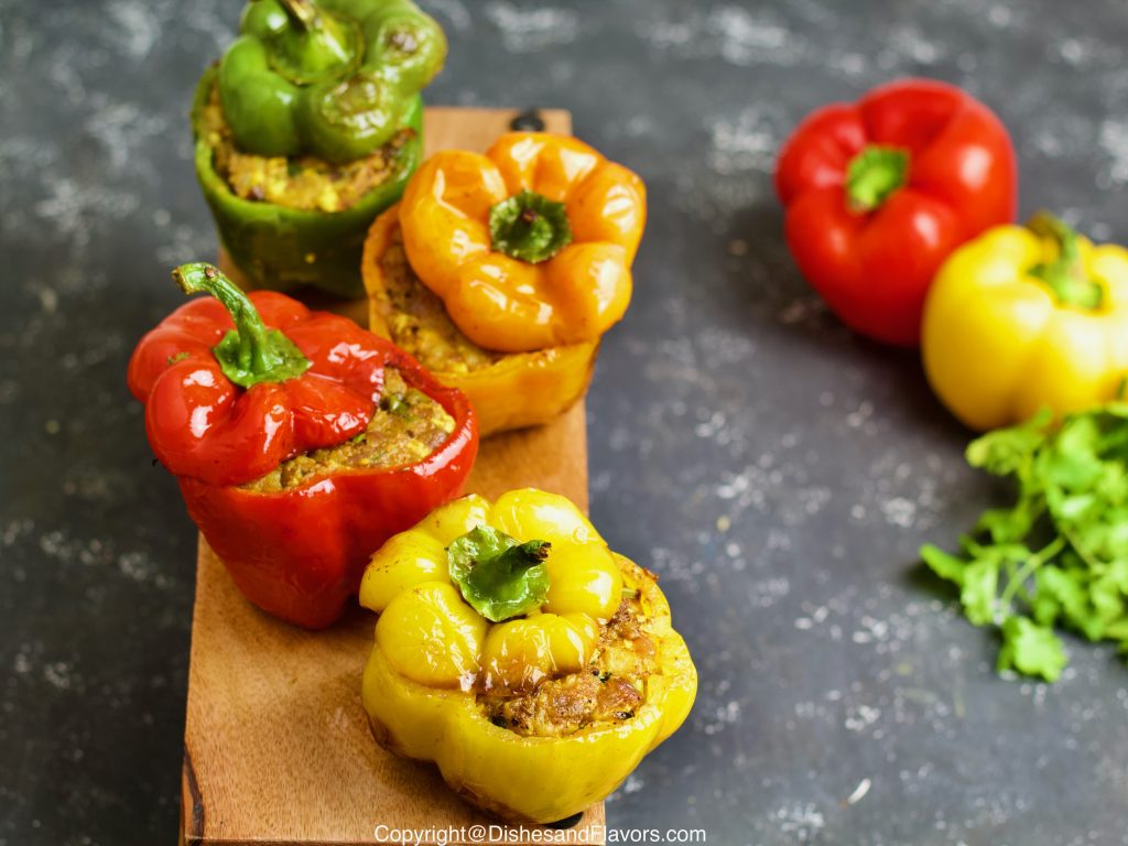 How to make Stuffed Capsicum | Stuffed Capsicum recipes | Step-by-Step ...